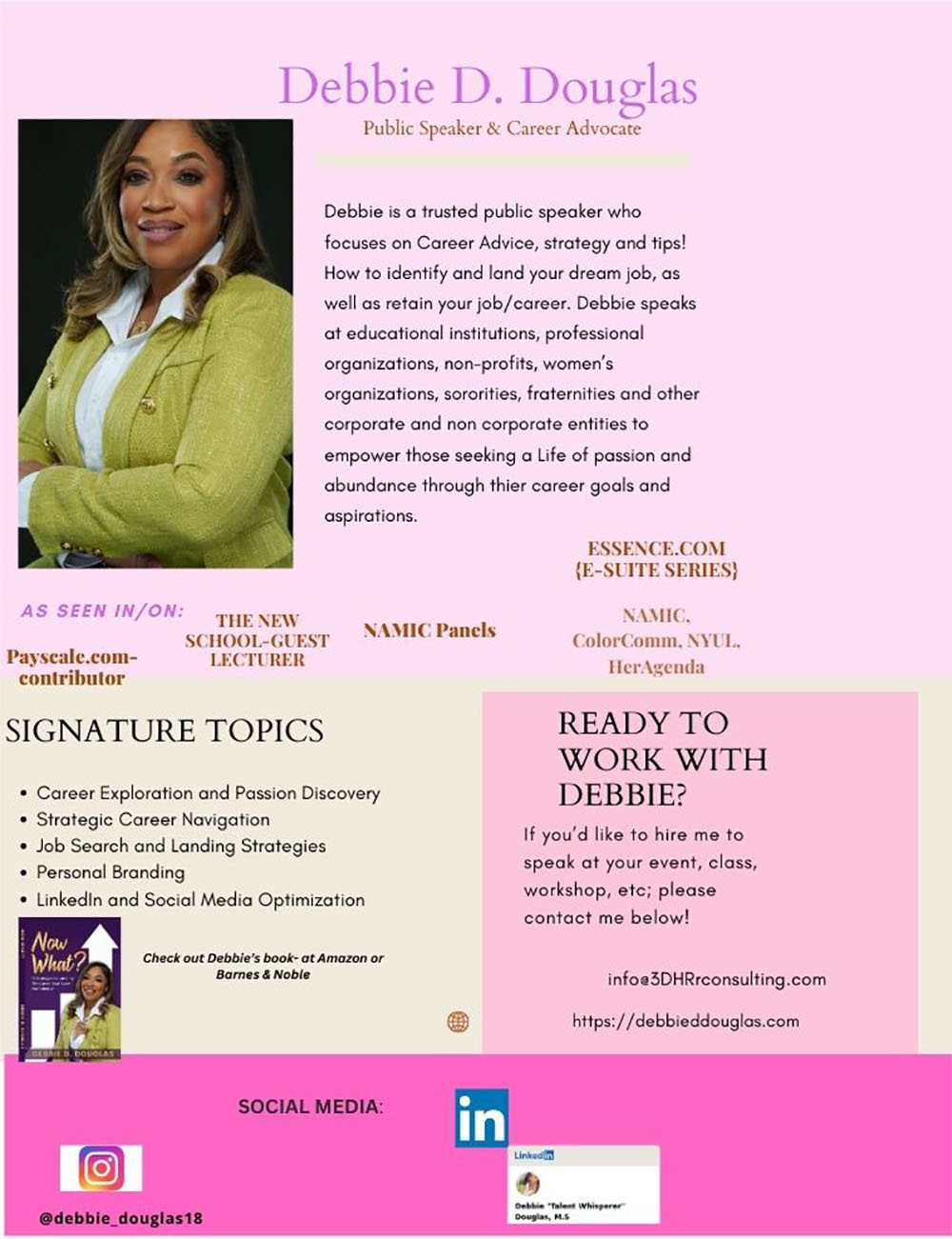 Media Kit – Debbie Douglas